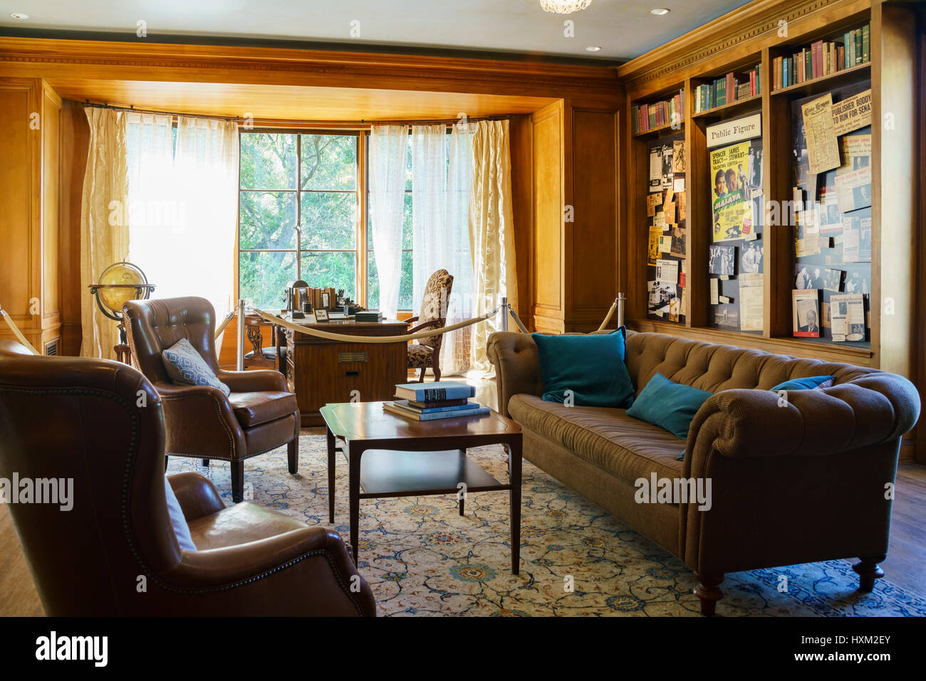 Los Angeles, MAR 23: Interior view of the famous Boddy House in ...