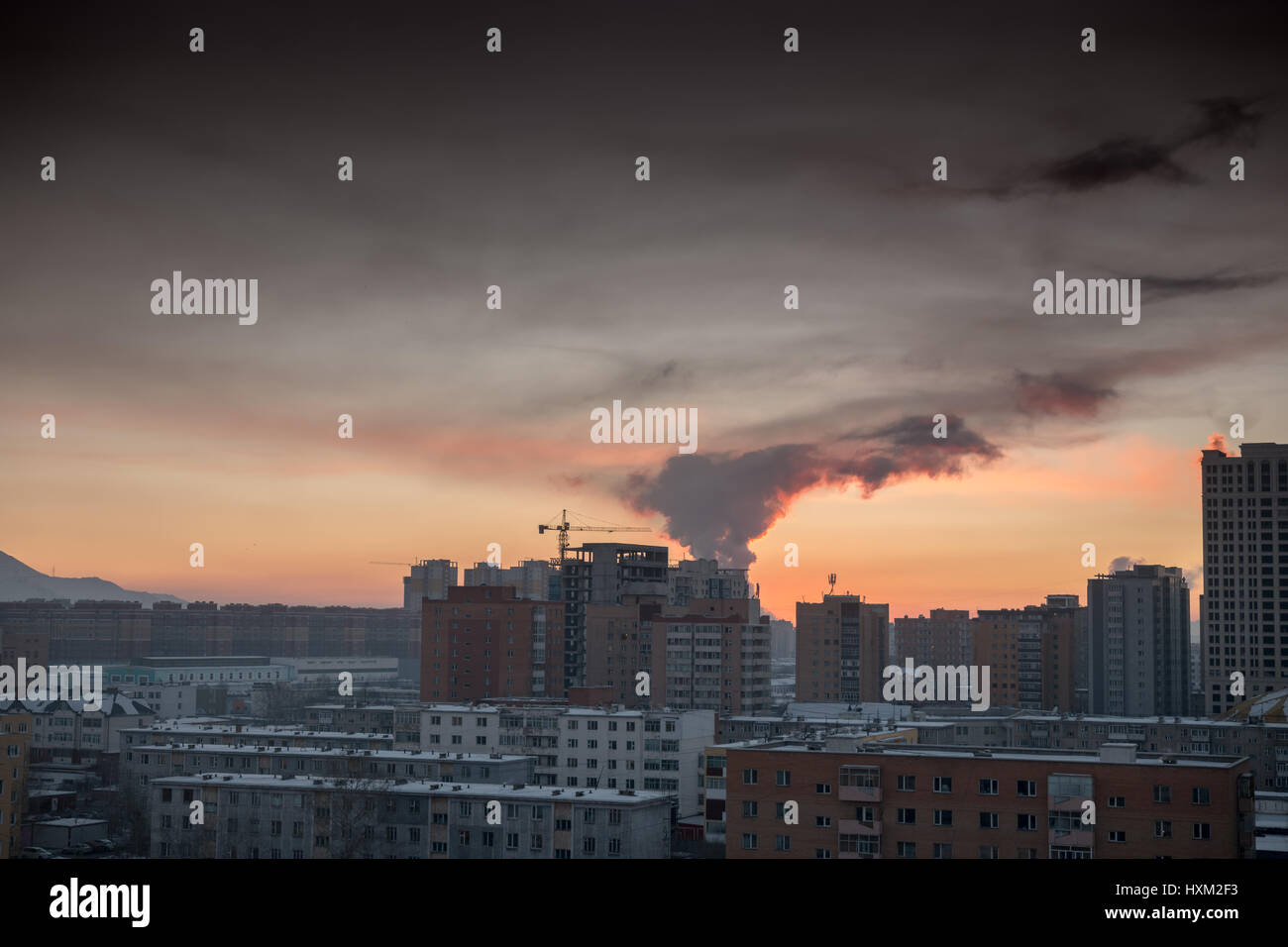Mongolia pollution hi-res stock photography and images - Alamy