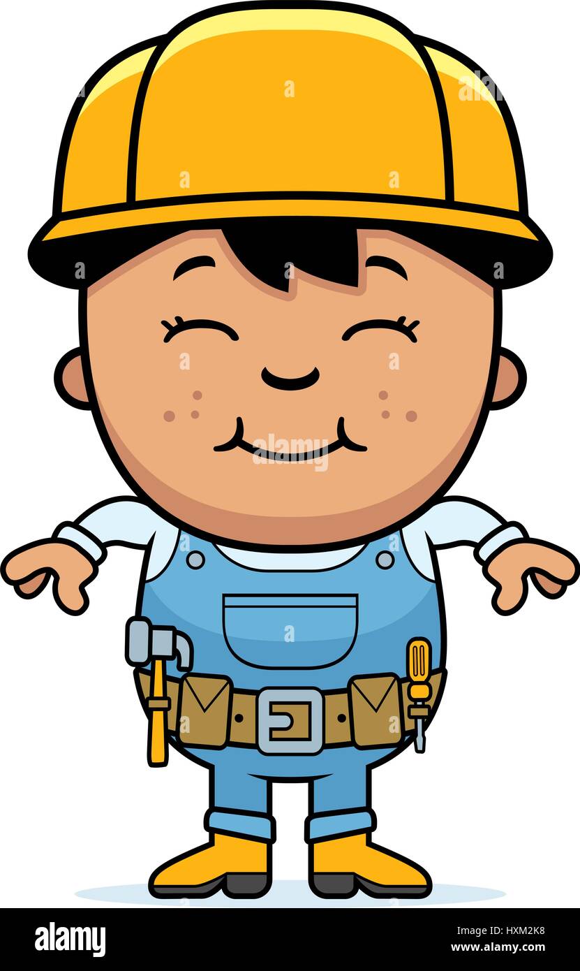 Kid Construction Worker Clipart
