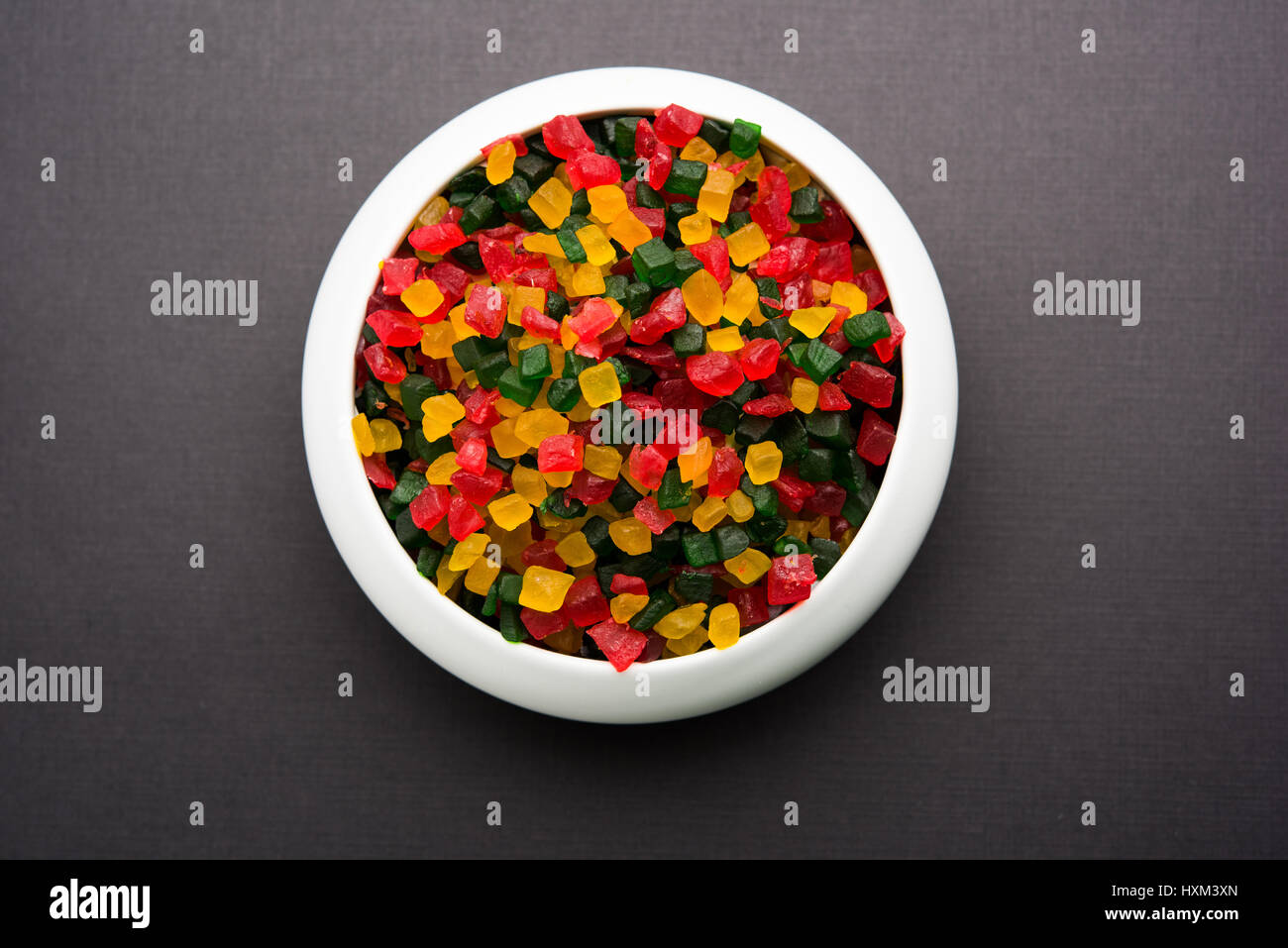 Sweet Fruit Candy Also Know As tutti-frutti, Candied Fruits served in a ...