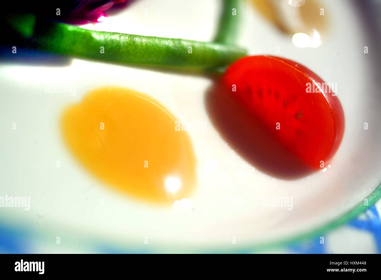 Close up of haute cuisine tomato dish in restaurant Stock Photo - Alamy