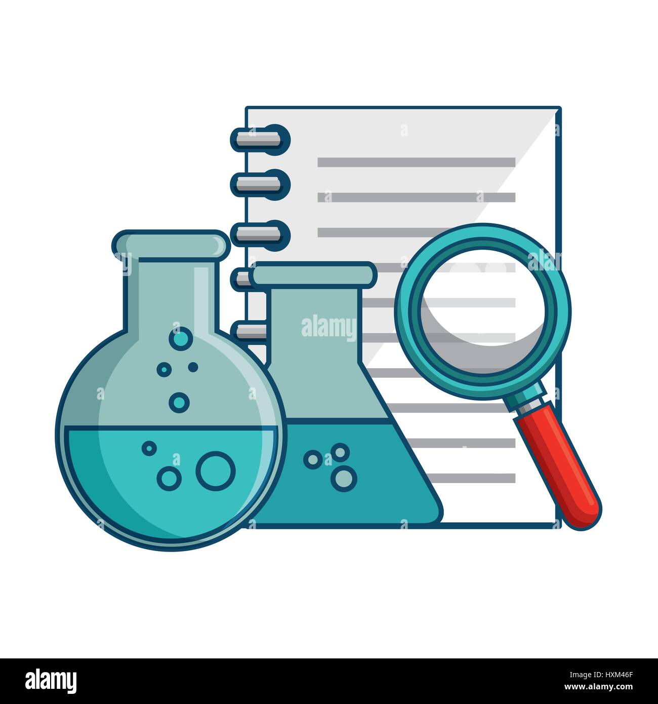 Education innovation concept magnifying Cut Out Stock Images & Pictures ...