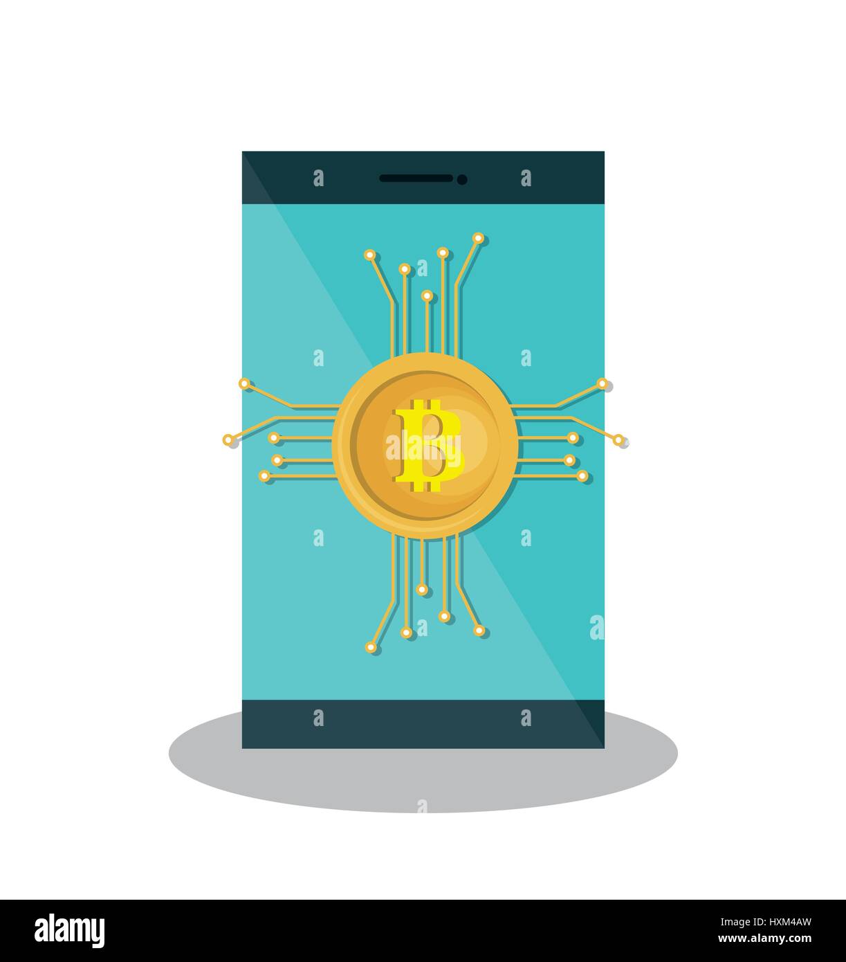 Cellphone coins Cut Out Stock Images & Pictures - Alamy