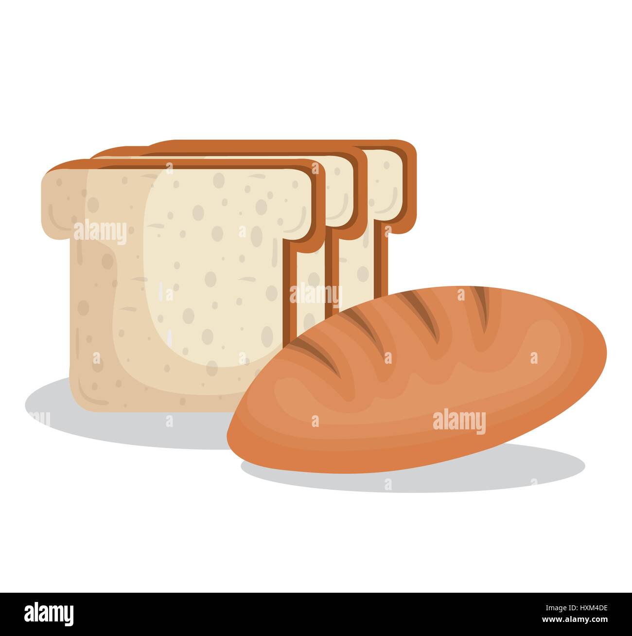 delicious bread product icon Stock Vector Image & Art - Alamy