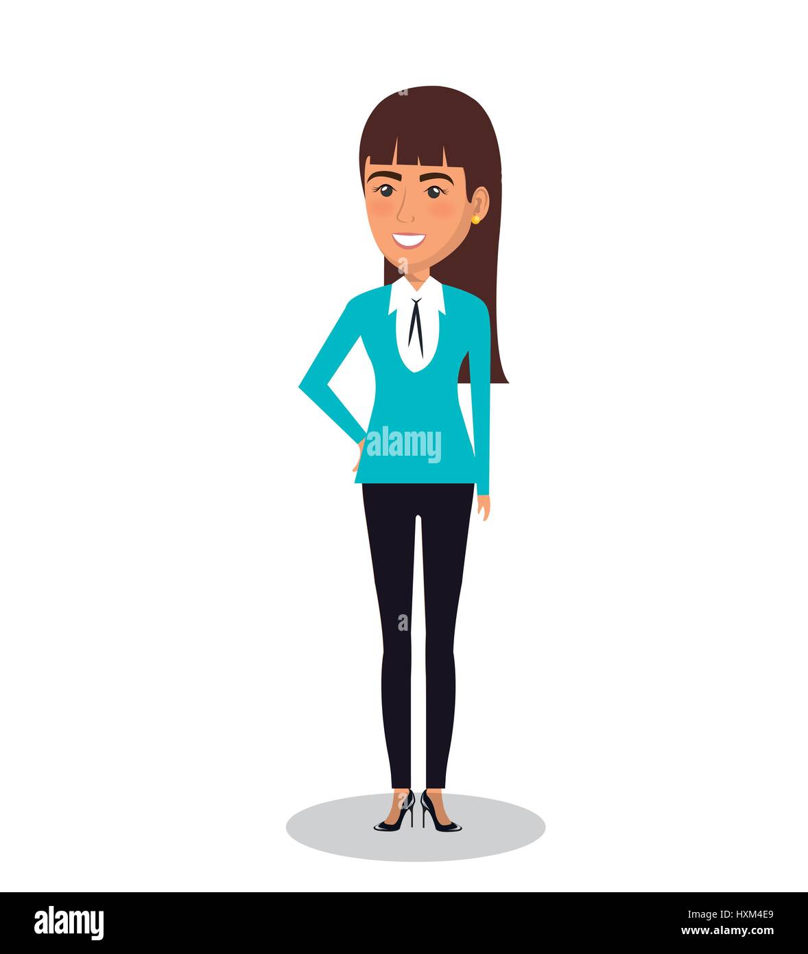 businesswoman avatar character icon Stock Vector Image & Art - Alamy