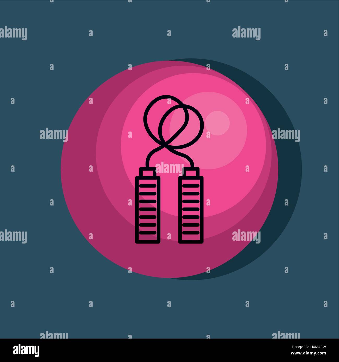rope gym isolated icon Stock Vector Image & Art - Alamy