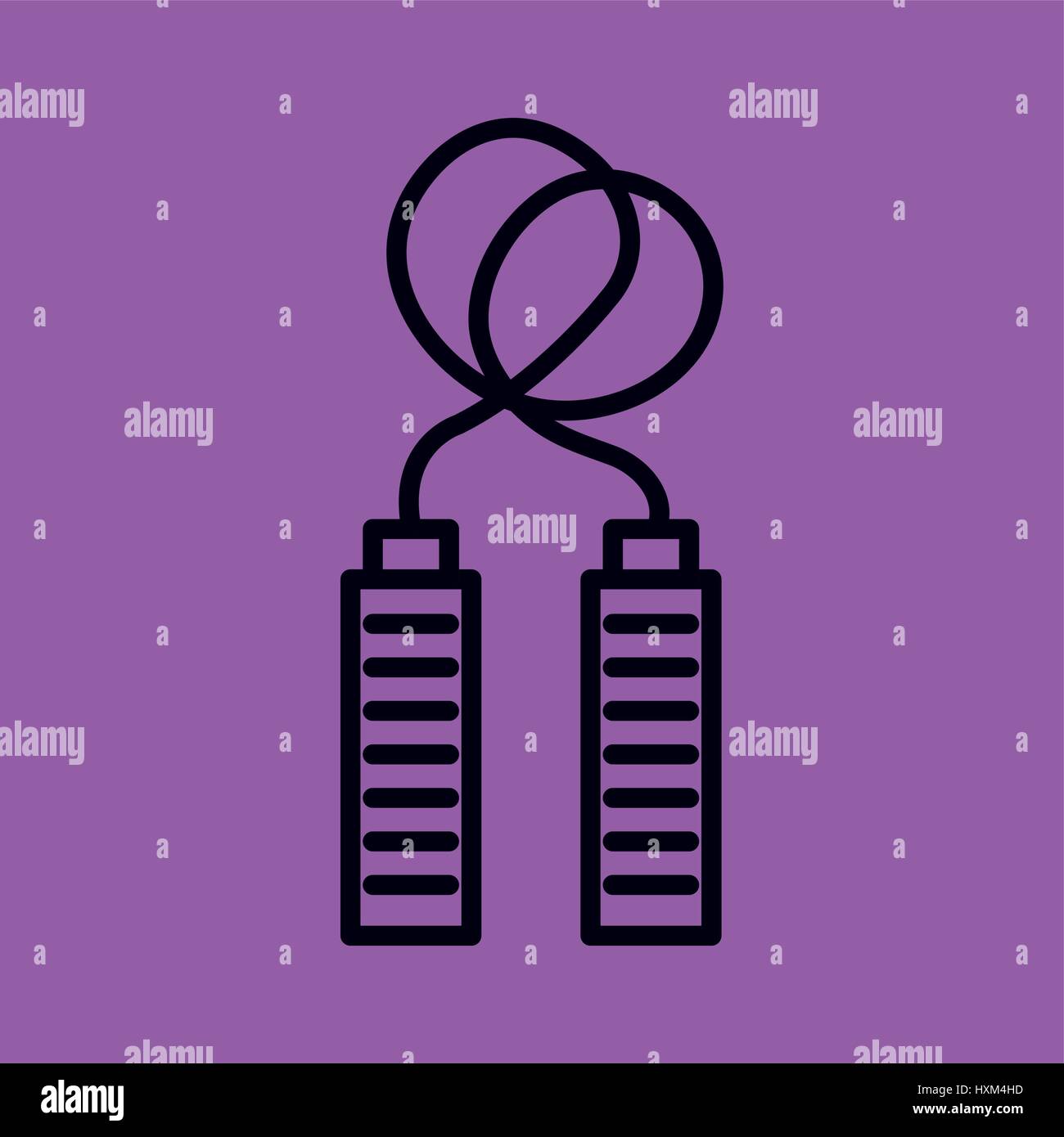 Rope gym isolated icon Stock Vector Images - Alamy