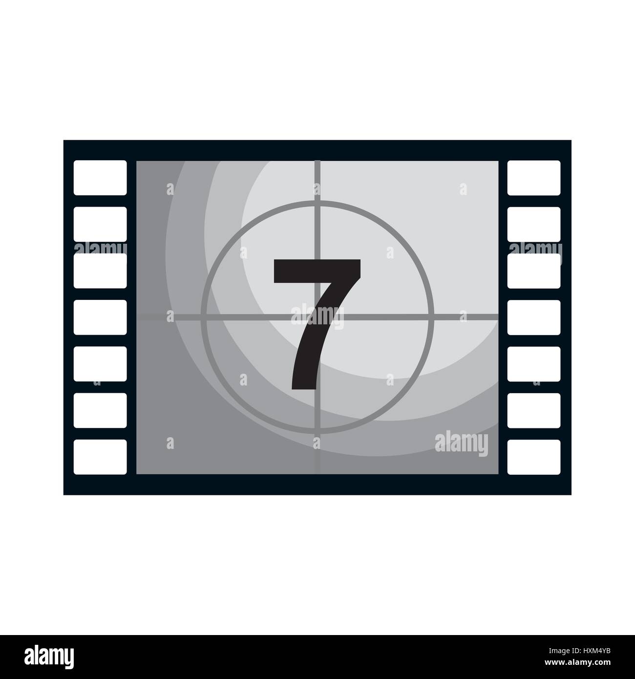 Film counter Stock Vector Images - Alamy