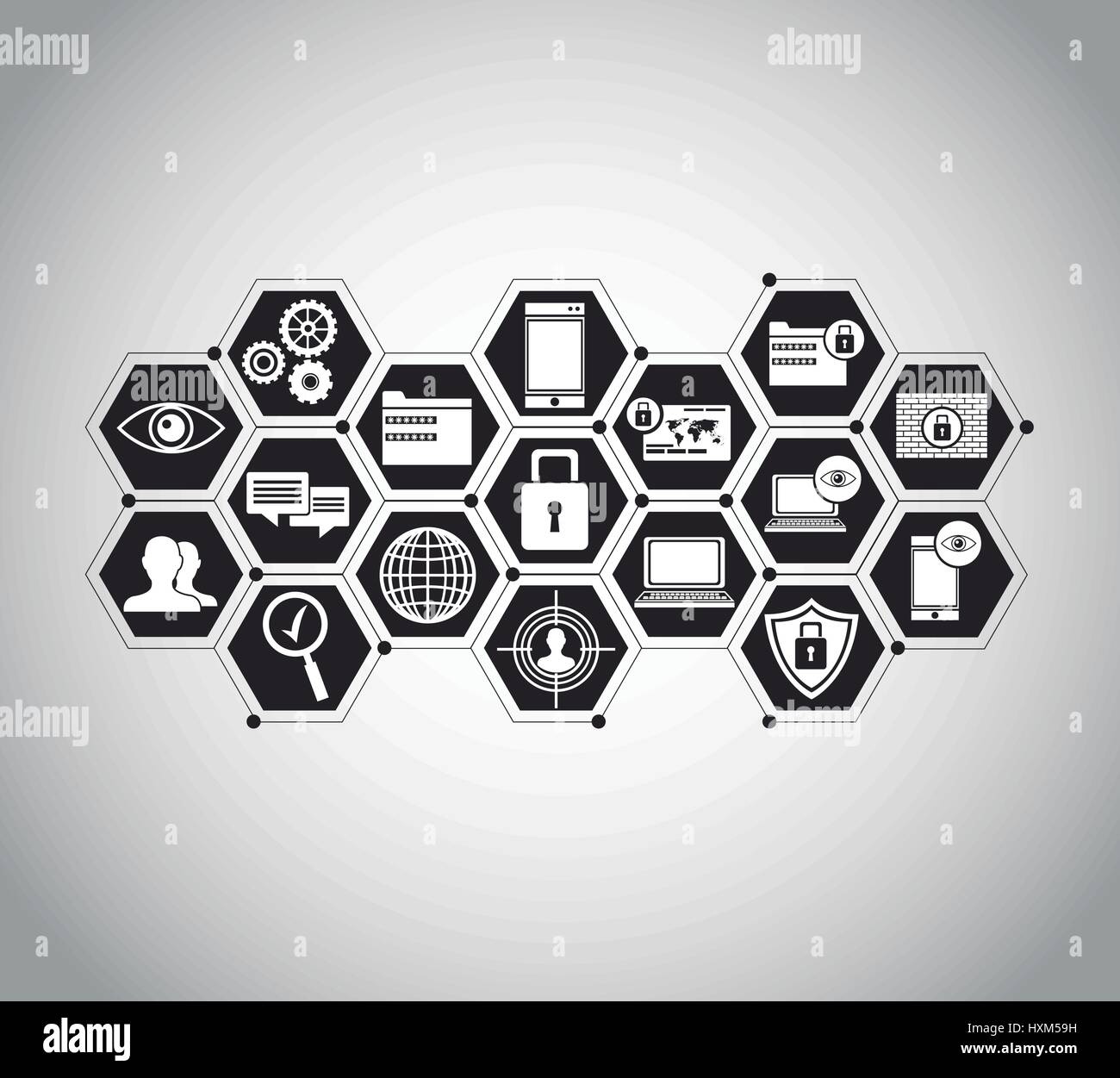 security system technology digital Stock Vector Image & Art - Alamy
