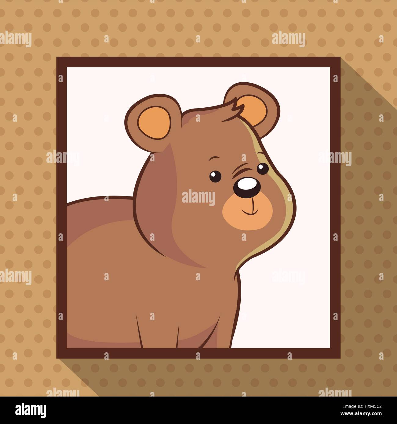 cute bear frame picture Stock Vector Image & Art - Alamy