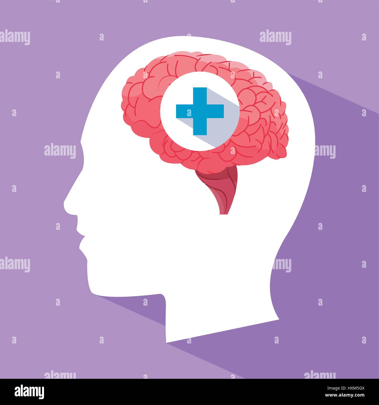 Medical technology mental illness Stock Vector Images - Alamy