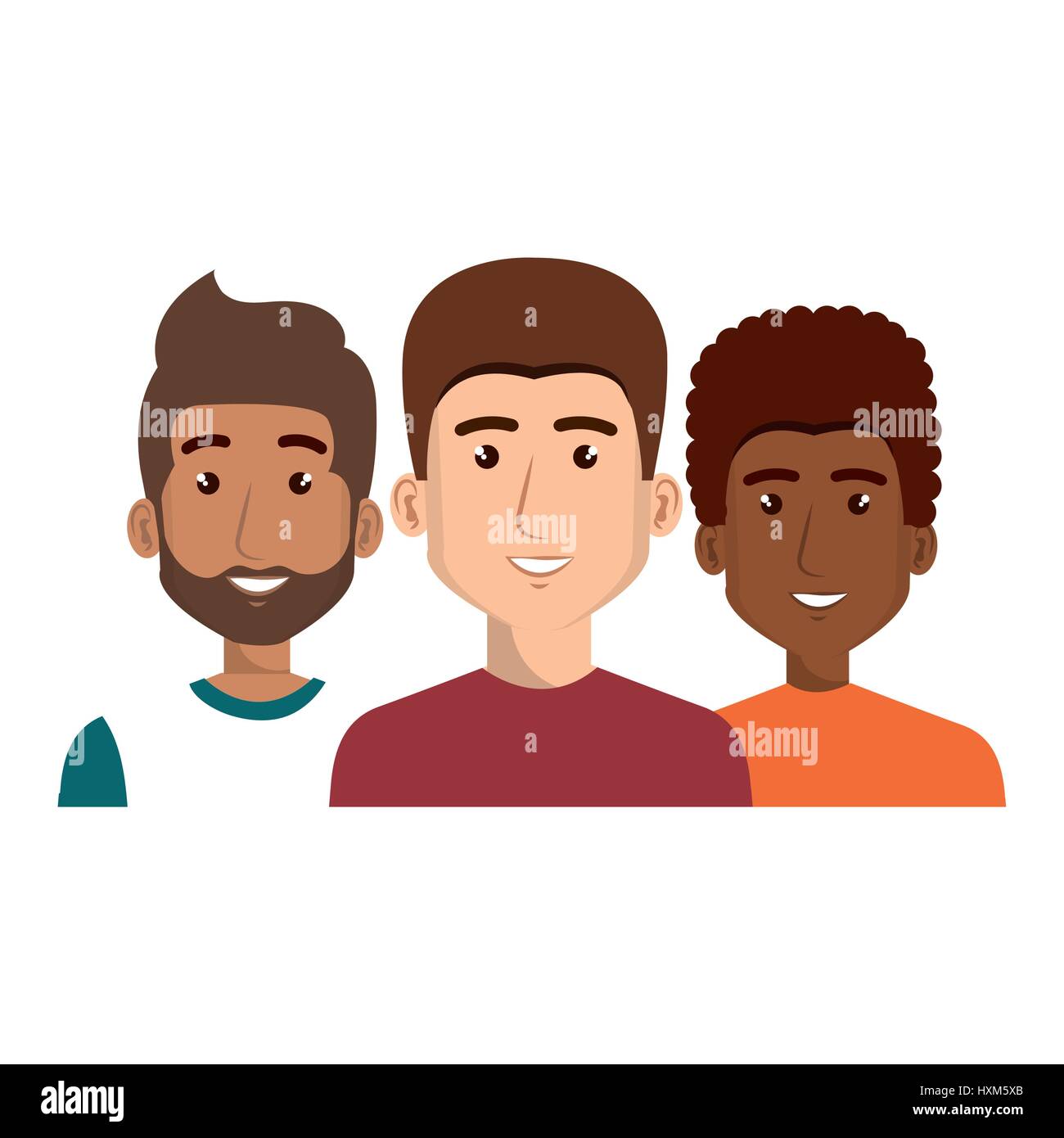 young people avatars group Stock Vector Image & Art - Alamy