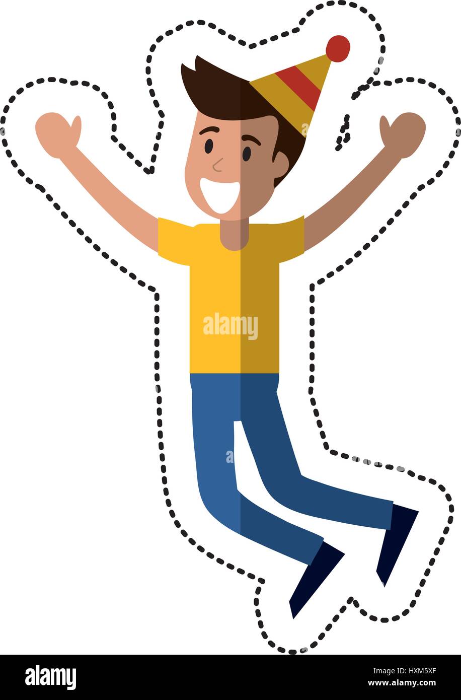 man dancing party celebration Stock Vector Image & Art - Alamy