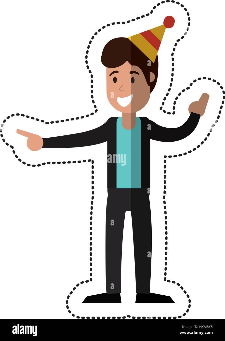 Dancing laughing fun Stock Vector Images - Alamy