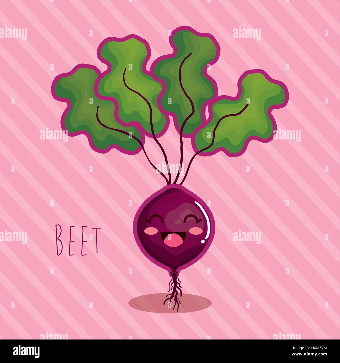 Cartoon illustration funny beet vegetable hi-res stock photography and ...