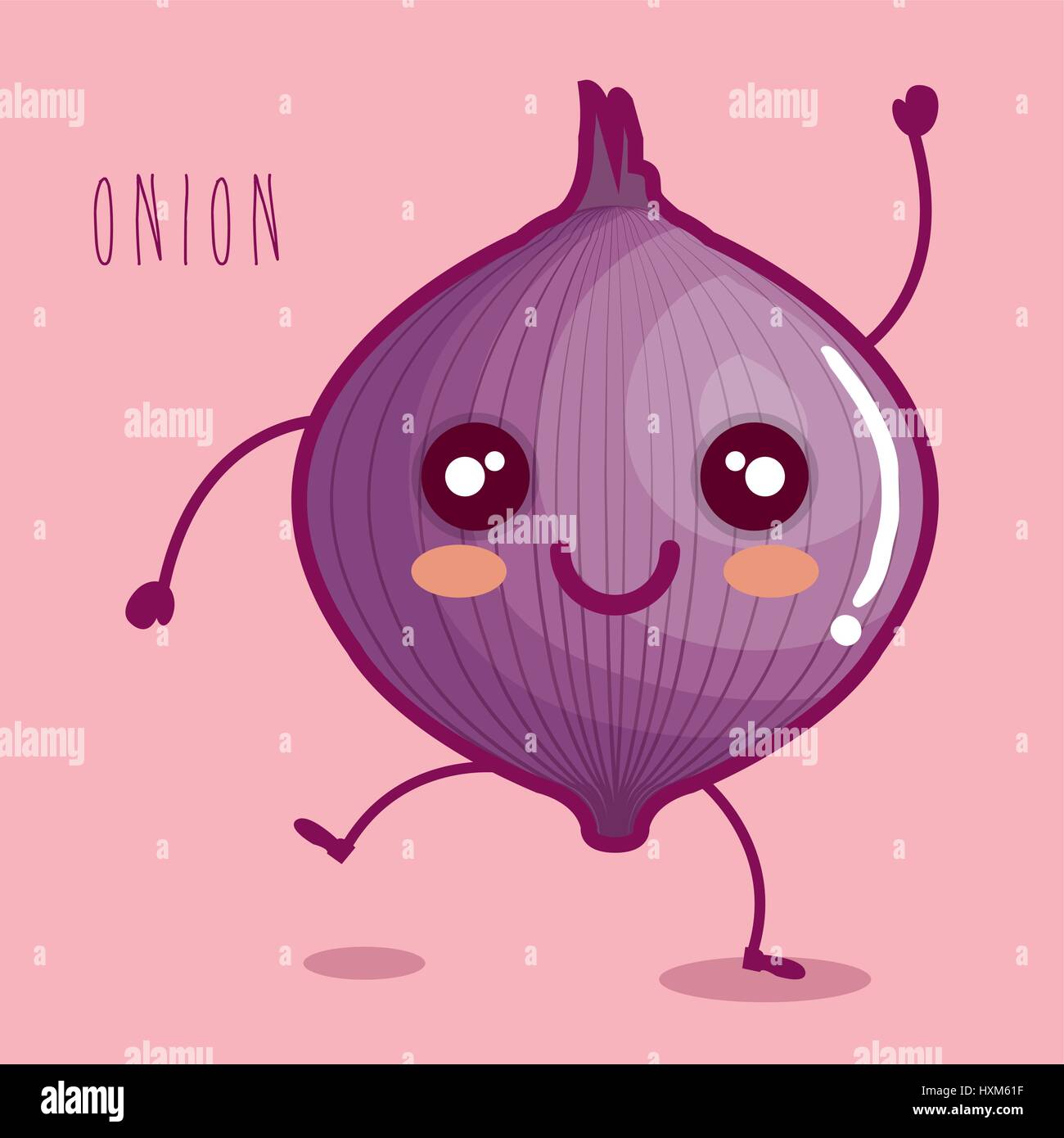 Child onion garden Stock Vector Images - Alamy