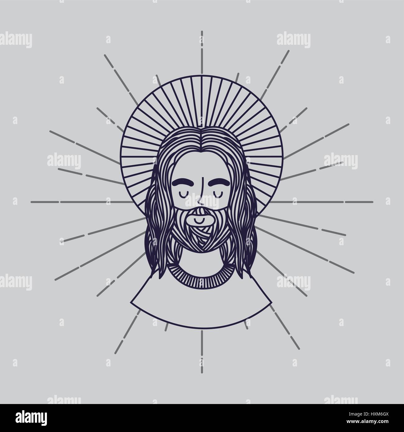 jesus christ man icon Stock Vector Image & Art - Alamy