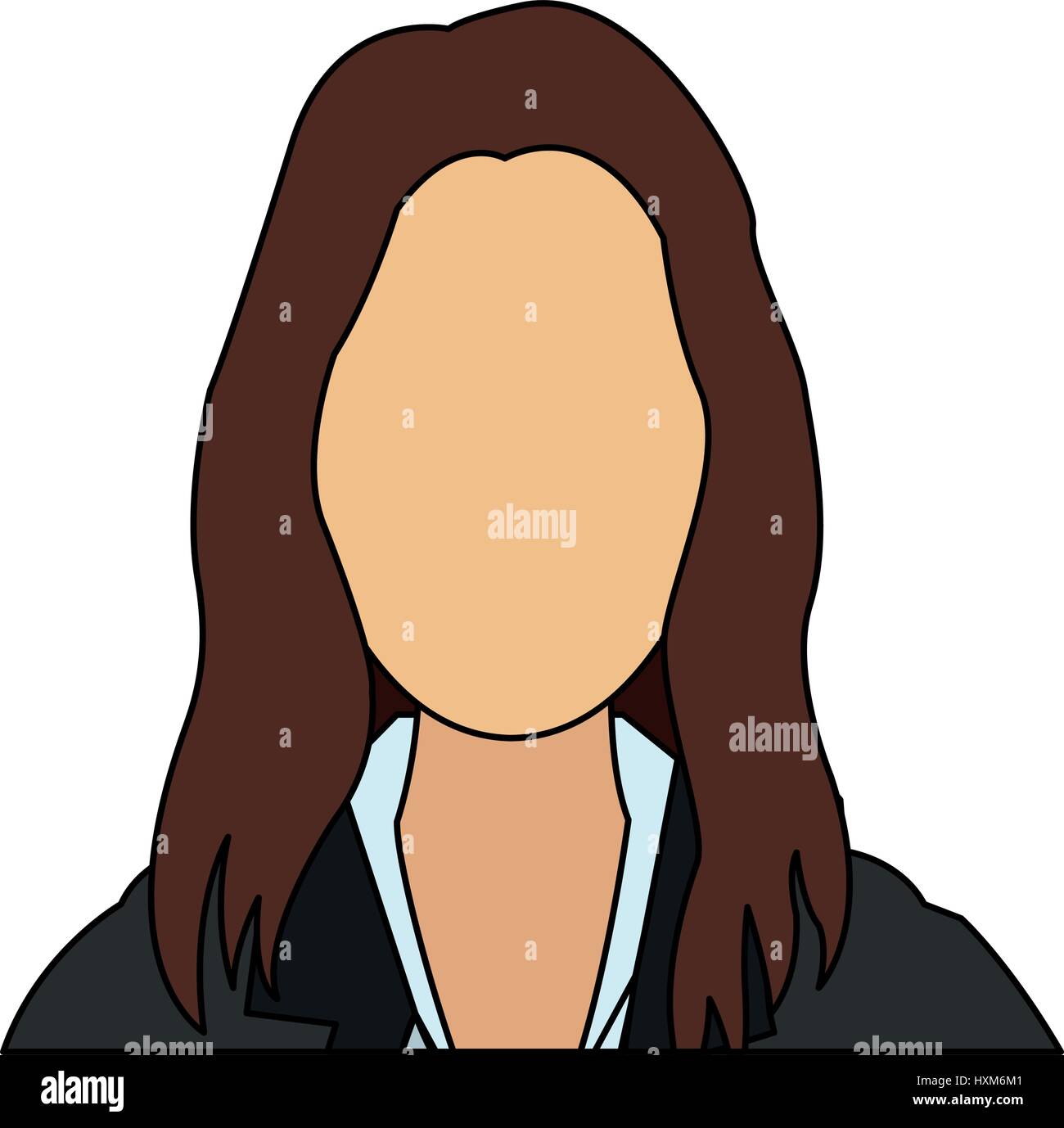 faceless woman icon image Stock Vector Image & Art - Alamy