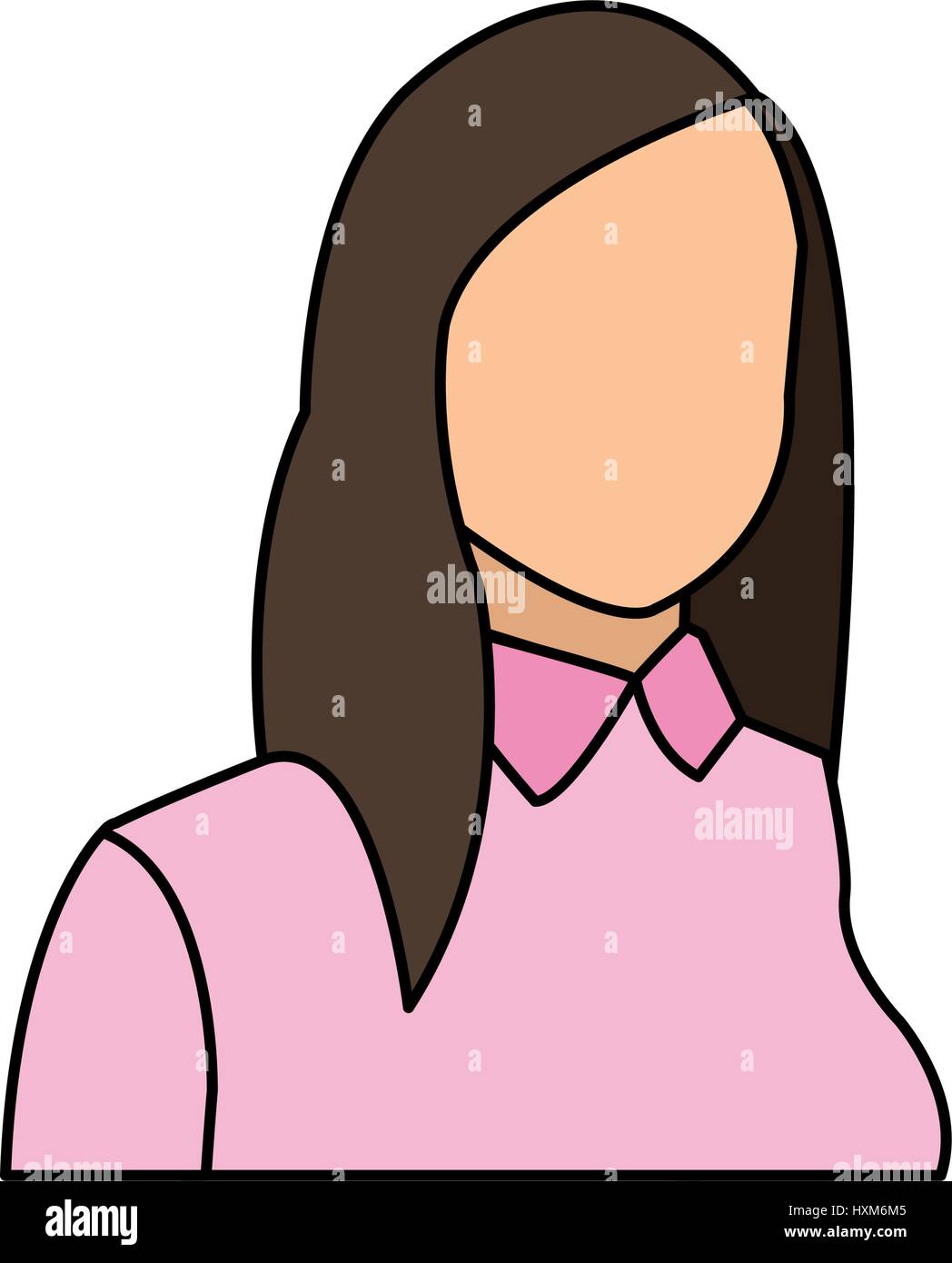 faceless woman icon image Stock Vector Image & Art - Alamy