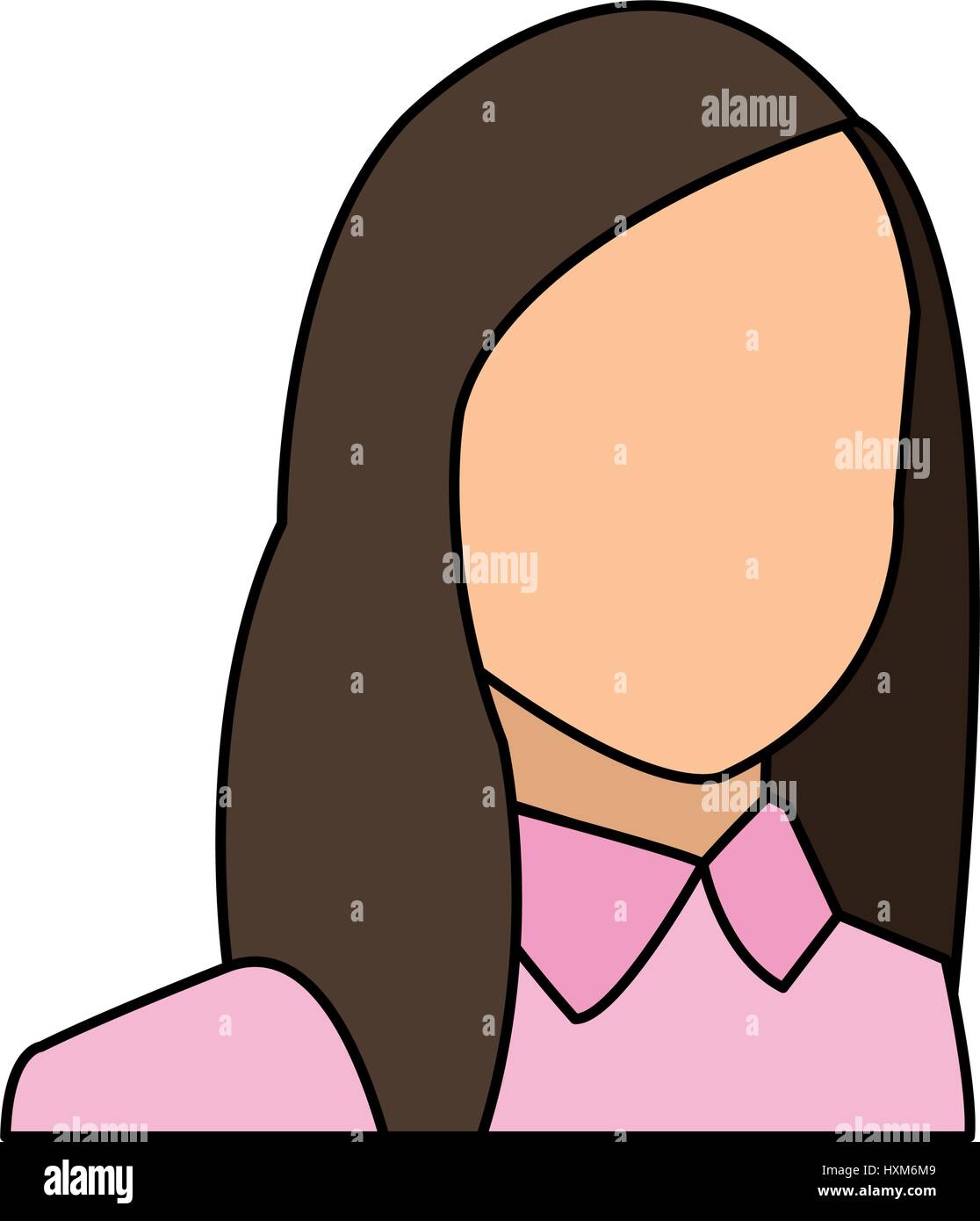 faceless woman icon image Stock Vector Image & Art - Alamy