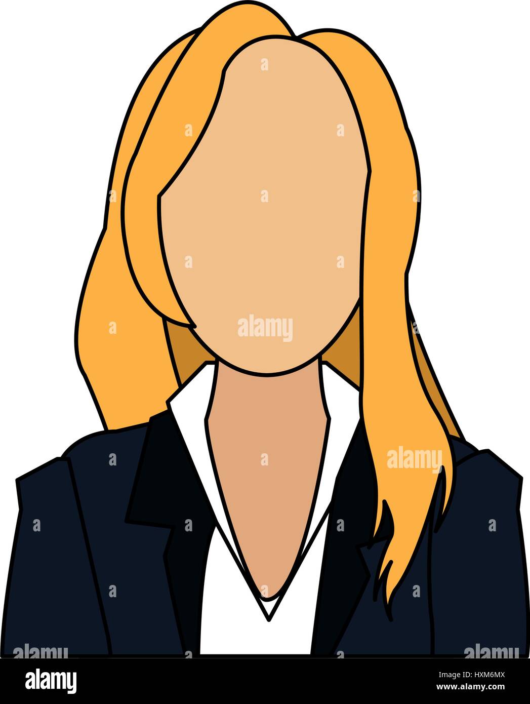 faceless business woman icon image Stock Vector Image & Art - Alamy