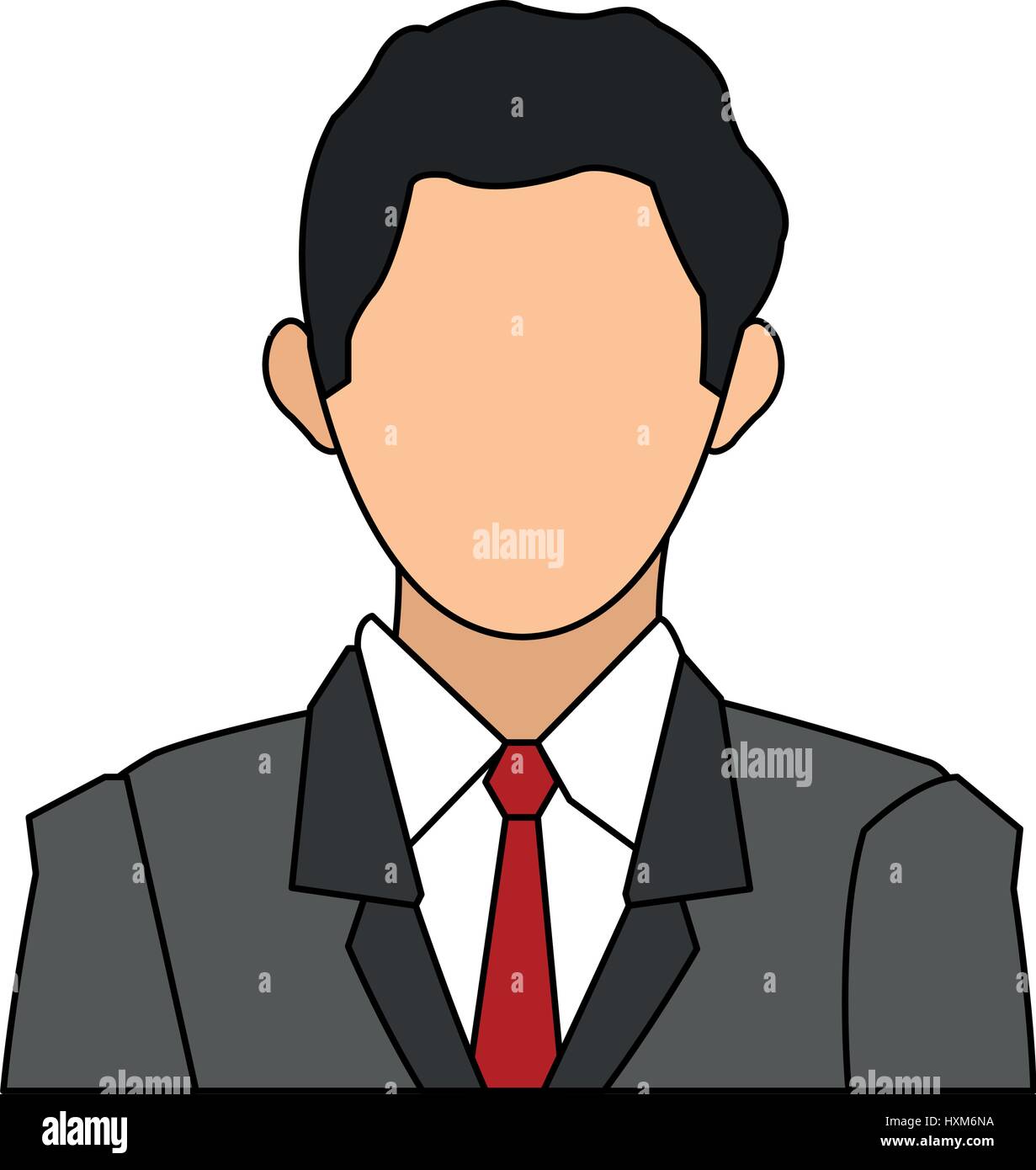 faceless businessman icon image Stock Vector Image & Art - Alamy