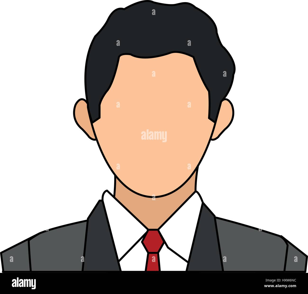faceless businessman icon image Stock Vector Image & Art - Alamy