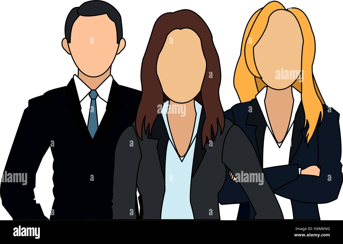 faceless business people icon image Stock Vector Image & Art - Alamy
