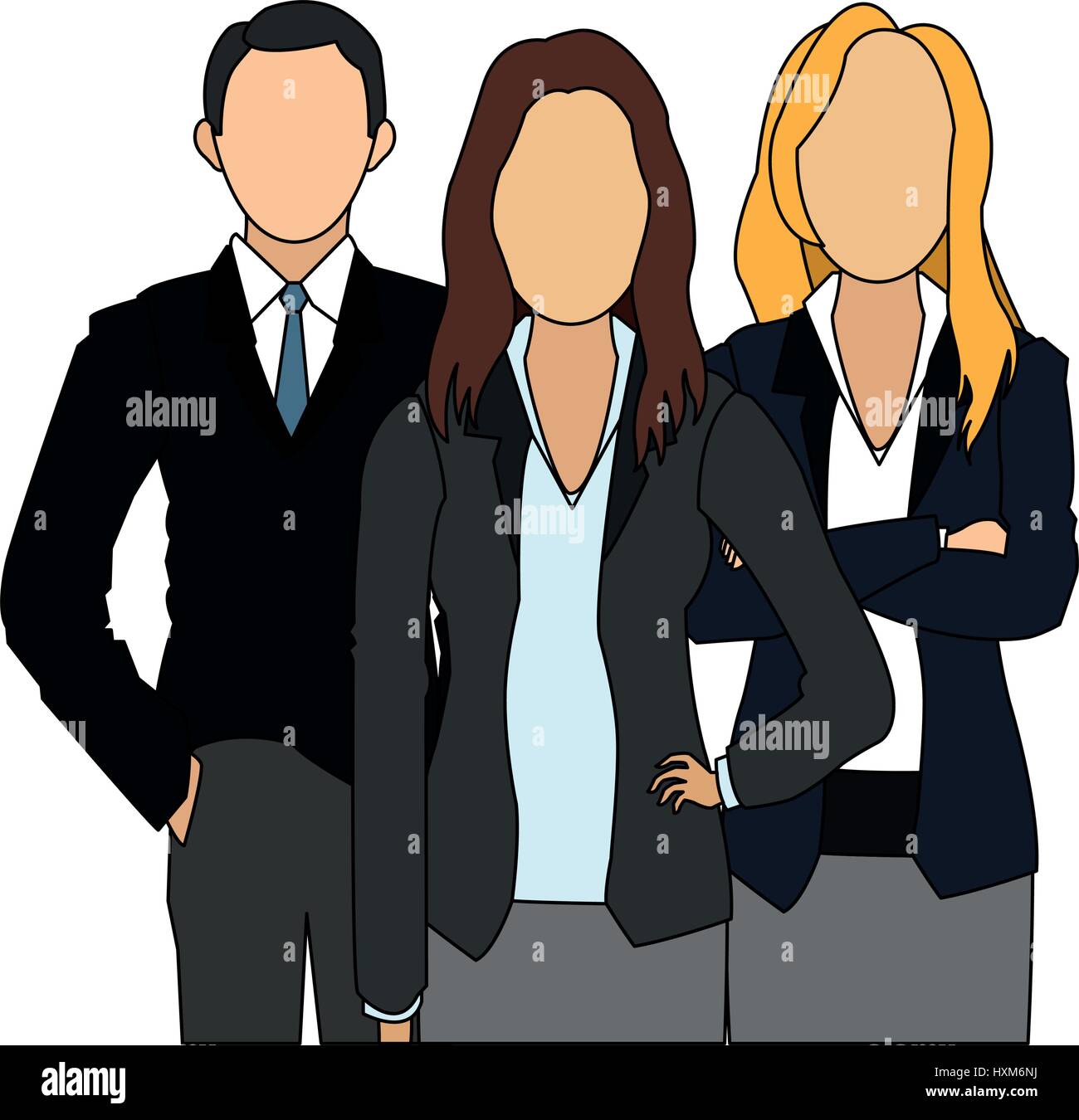 faceless business people icon image Stock Vector Image & Art - Alamy