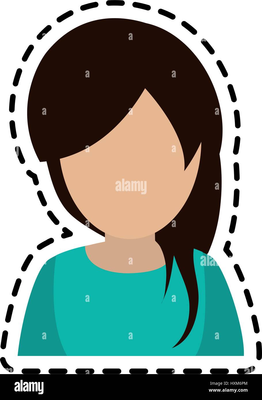 faceless woman icon image Stock Vector Image & Art - Alamy
