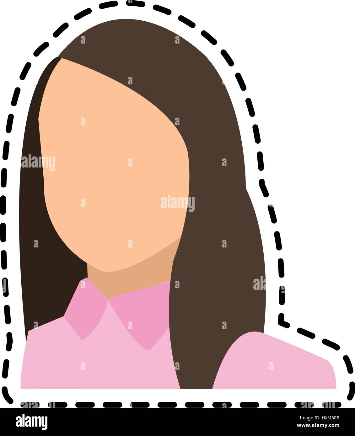 faceless woman icon image Stock Vector Image & Art - Alamy