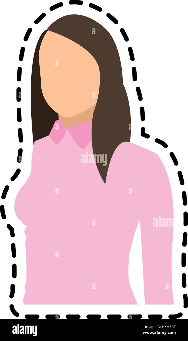 faceless woman icon image Stock Vector Image & Art - Alamy