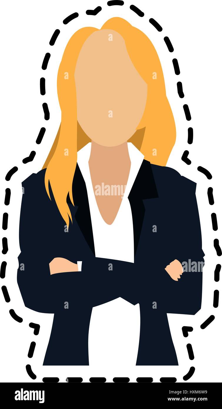 faceless business woman icon image Stock Vector Image & Art - Alamy