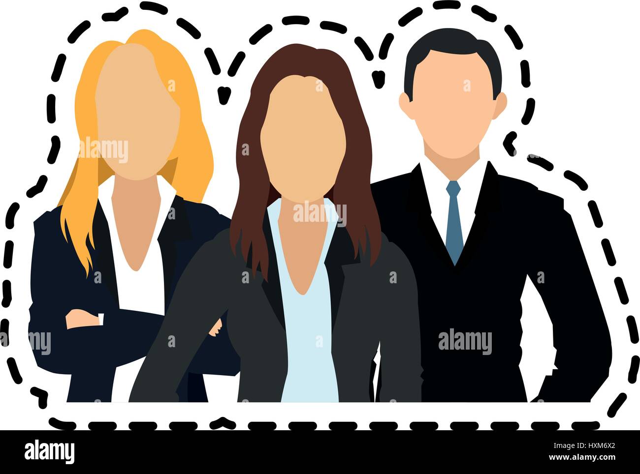 faceless business people icon image Stock Vector Image & Art - Alamy