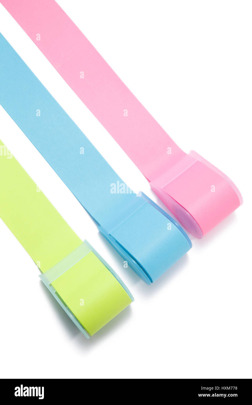 Coloured strips of paper Stock Photo - Alamy