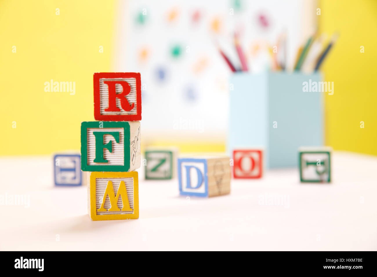 ABC building blocks Stock Photo - Alamy