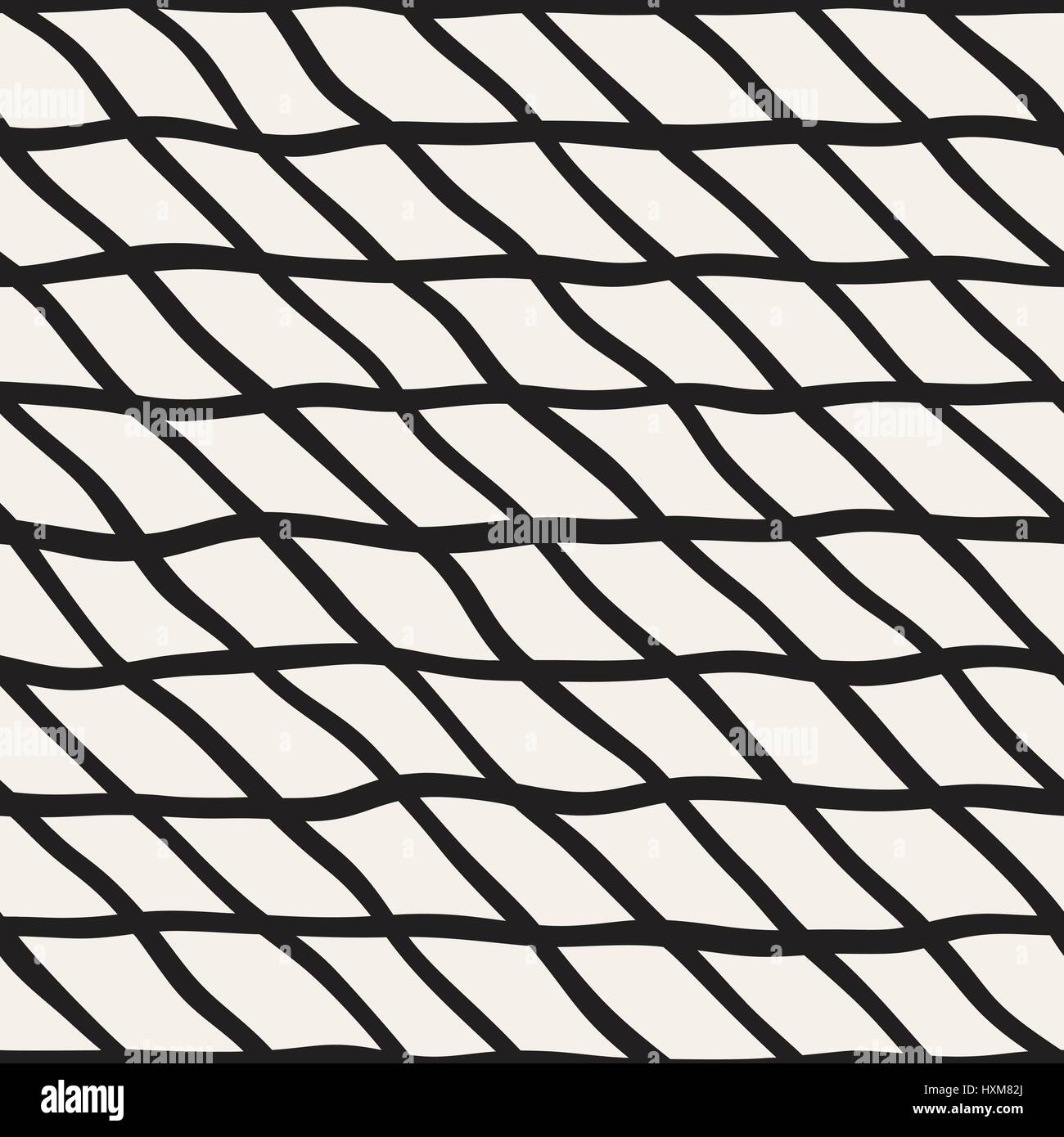 Hand Drawn Grid Lines Lattice. Abstract Geometric Background Design ...