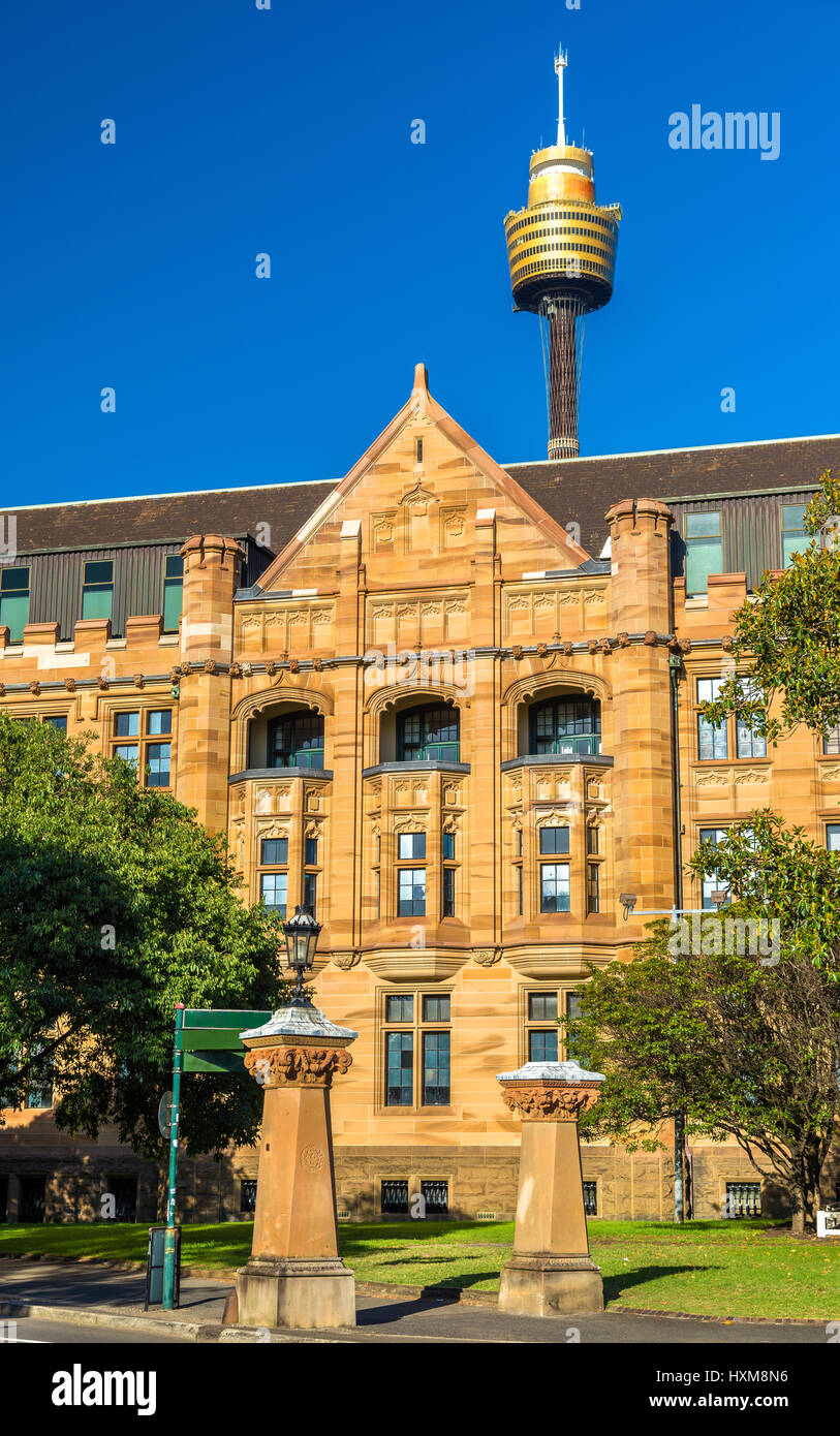 Land Titles Office, a sandstone Neo-Gothic building in Sydney ...