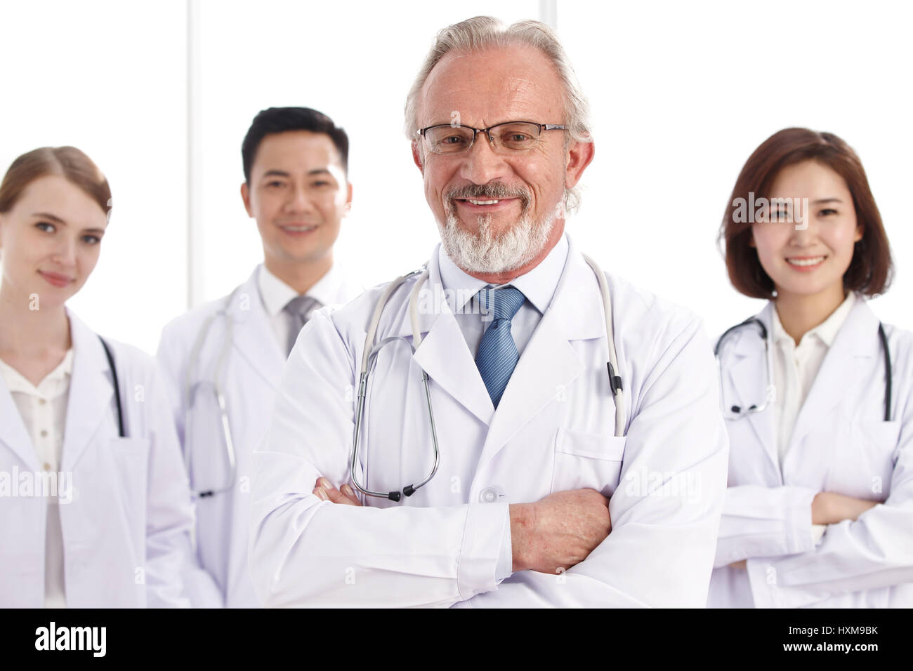 Portrait of medical team Stock Photo - Alamy