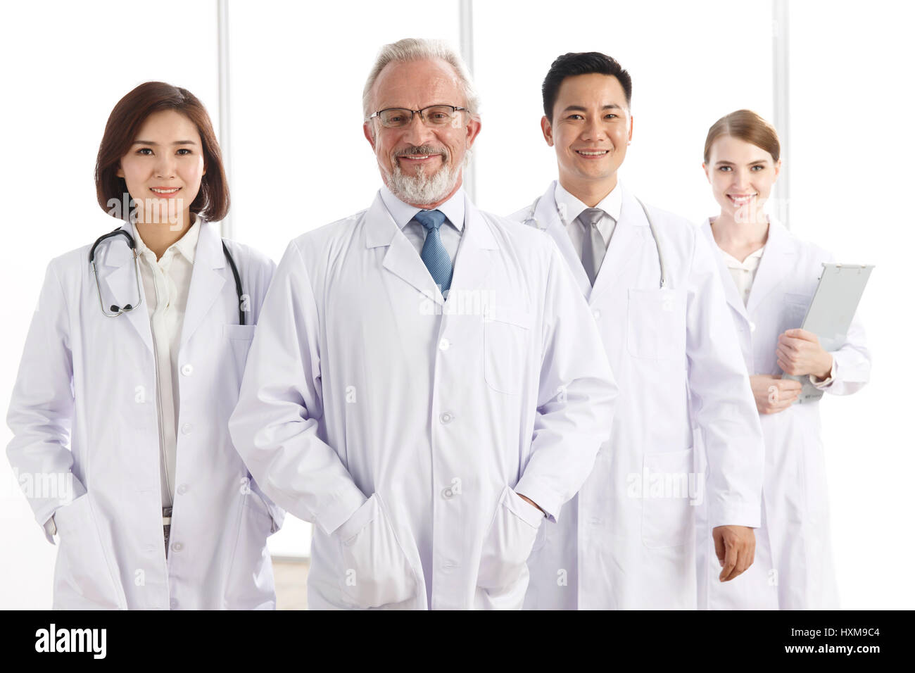 Portrait of medical team Stock Photo - Alamy