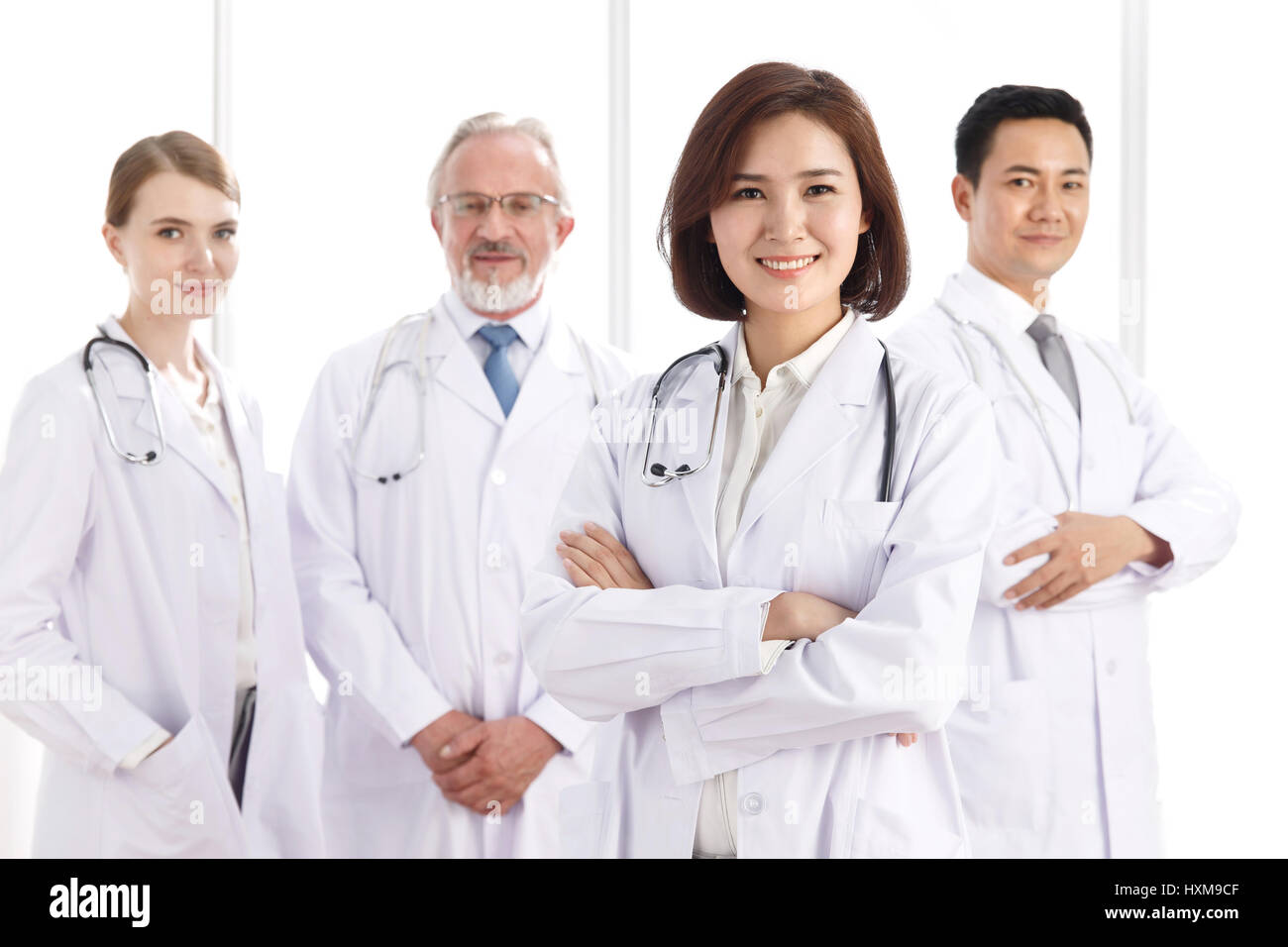 Portrait of medical team Stock Photo - Alamy