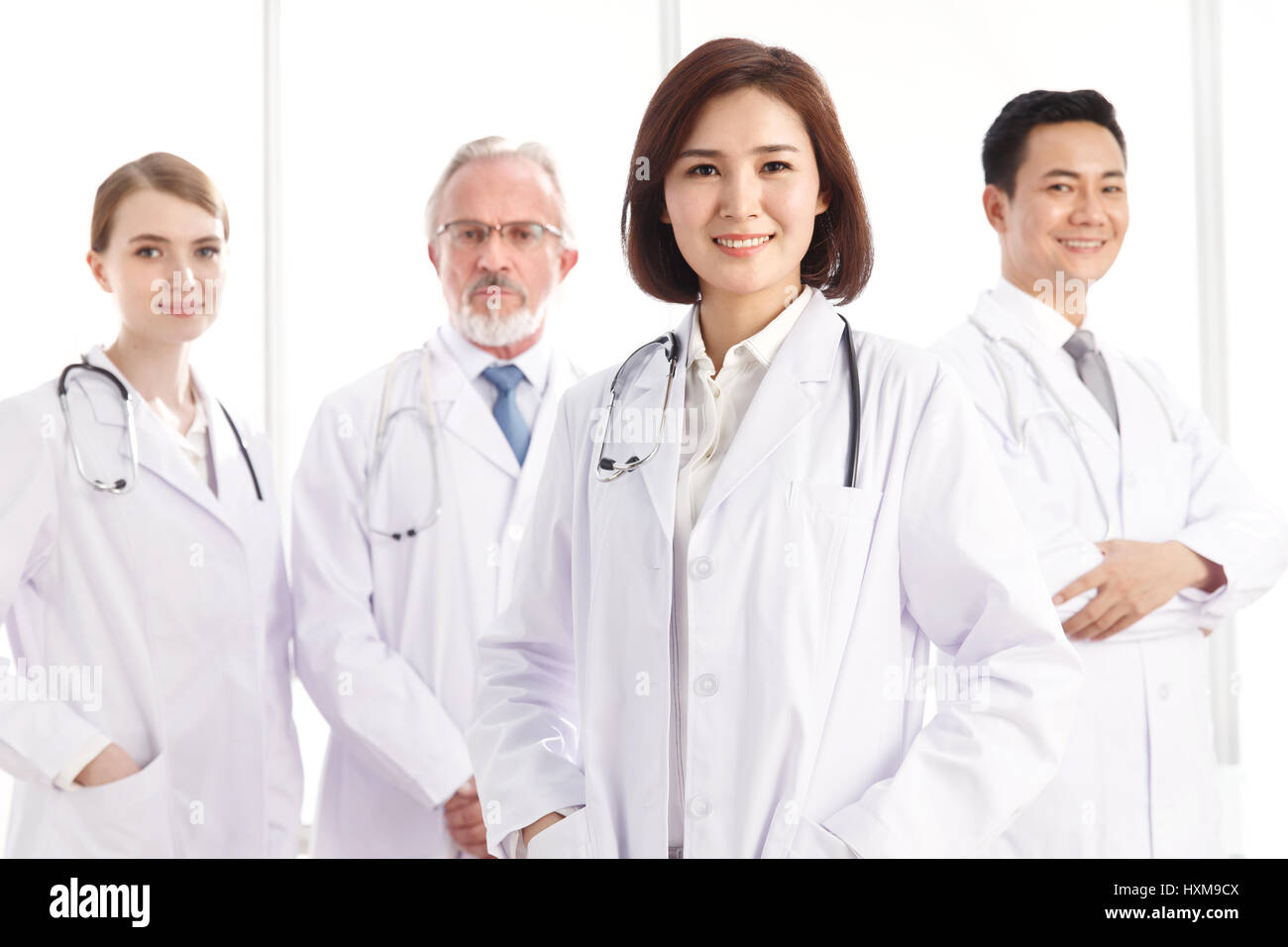Portrait of medical team Stock Photo - Alamy