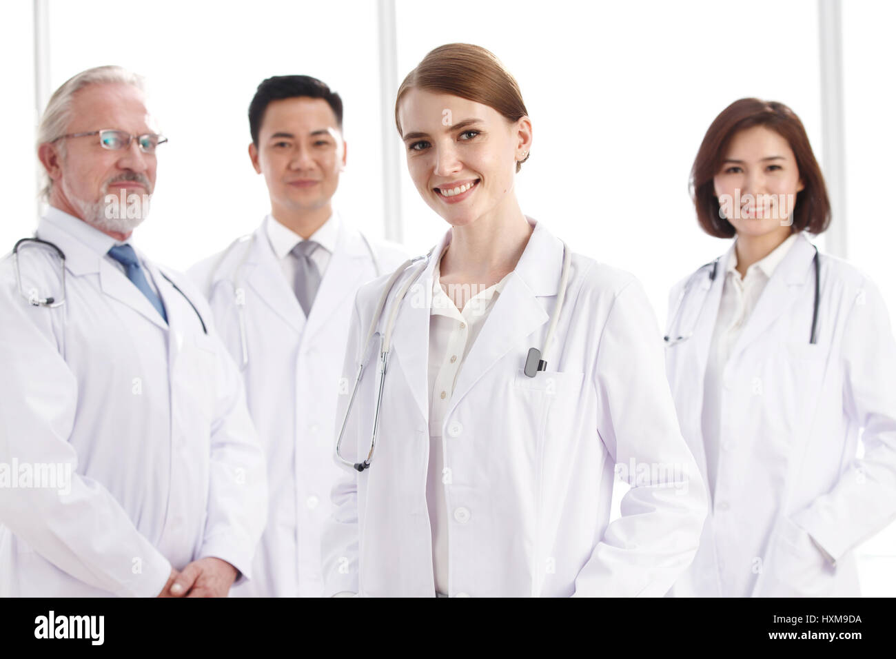 Portrait of medical team Stock Photo - Alamy