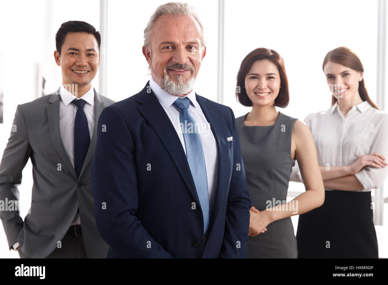 Portrait of business people Stock Photo - Alamy