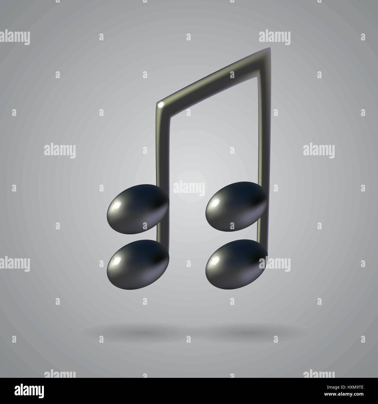 Music note vector icon Stock Vector Image & Art - Alamy