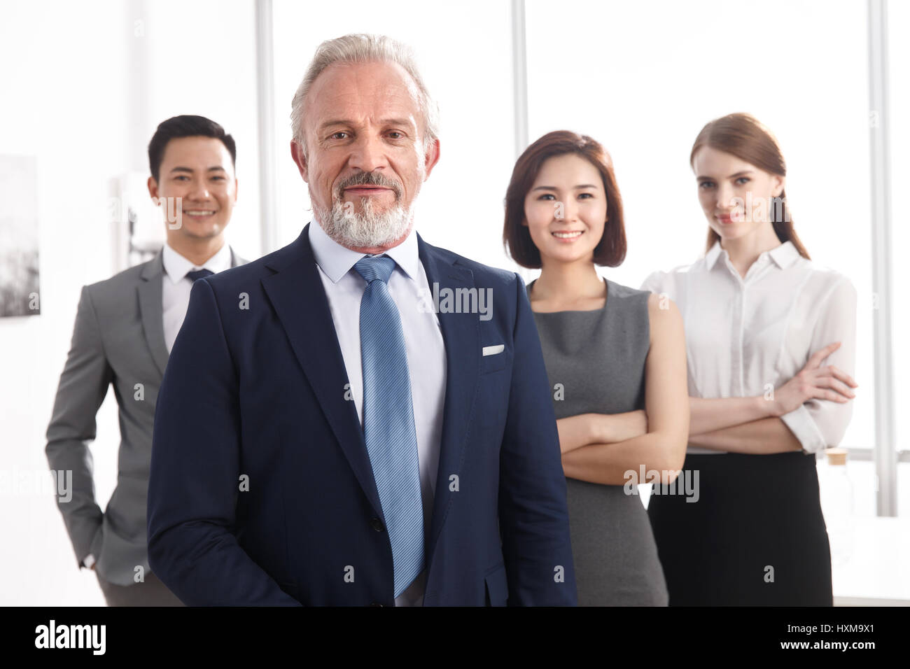 Portrait of business people Stock Photo - Alamy