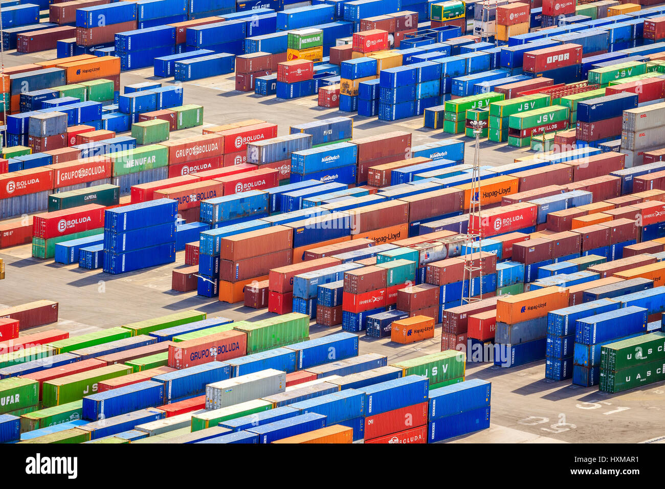 Colorful container containers hi-res stock photography and images - Alamy