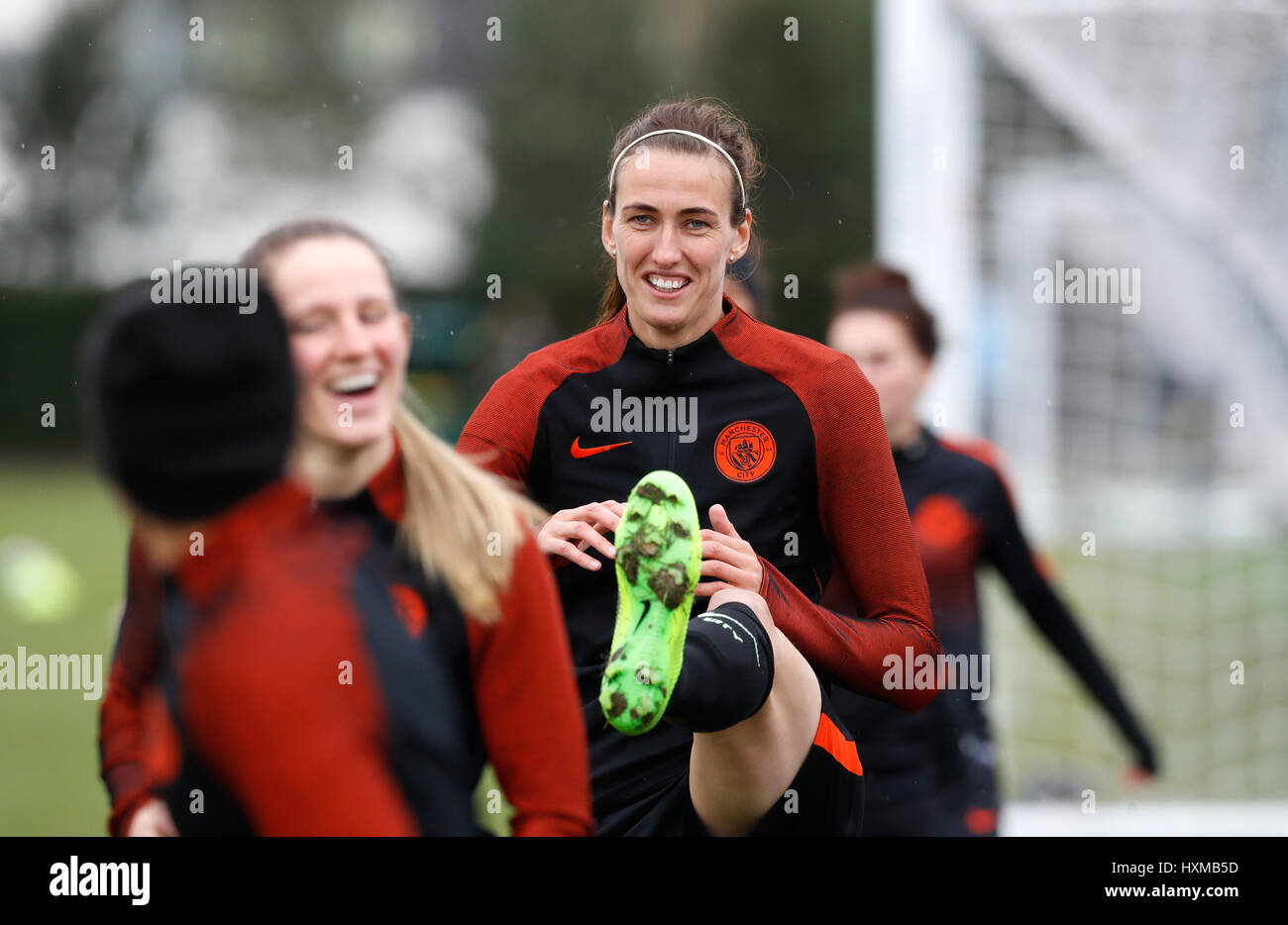 Manchester City's Jill Scott during the training session at the City ...