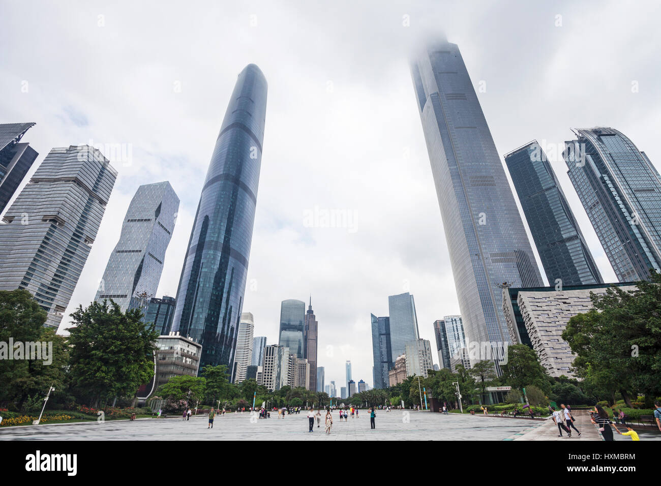Urban architecture in Guangzhou,Guangdong Province,China Stock Photo ...