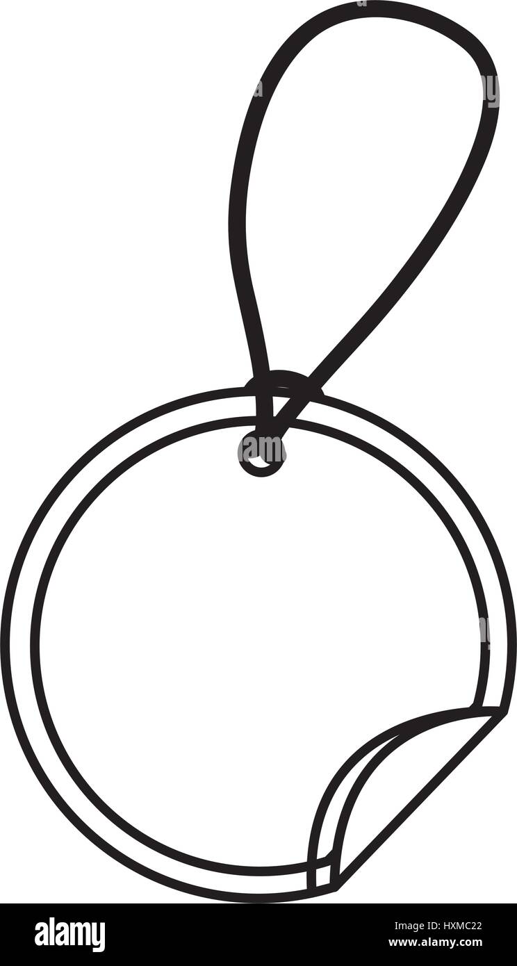 elegant circular pink label over white background Stock Vector Image ...